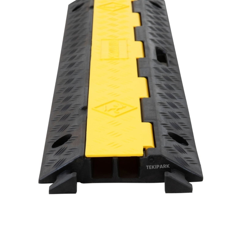 Pasacables de suelo de 2 canales L 980 mm - Tekipark